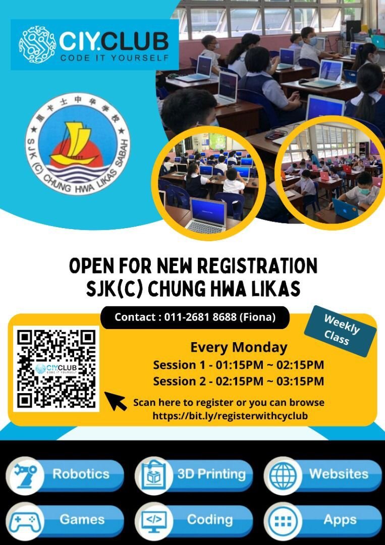 CIY.Club ( co-curriculum coding class) - Pejabat Pendidikan Daerah Kota ...